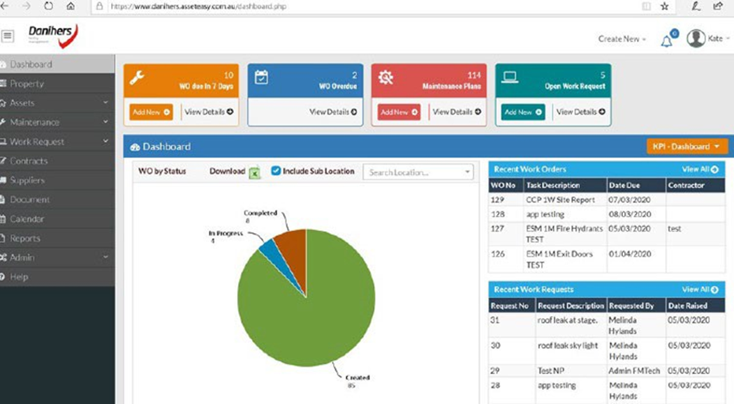 Danihers FM System (DFMS) - Danihers Facility Management